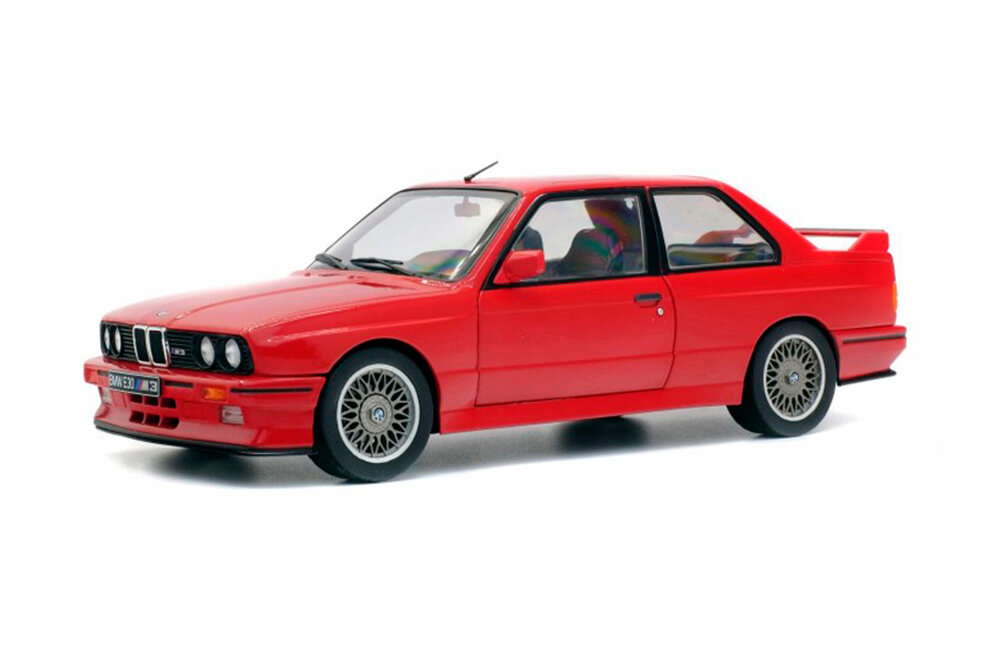 Модель коллекционная SOLIDO Bmw M3 E30 1990 red / бмв Е30 красный