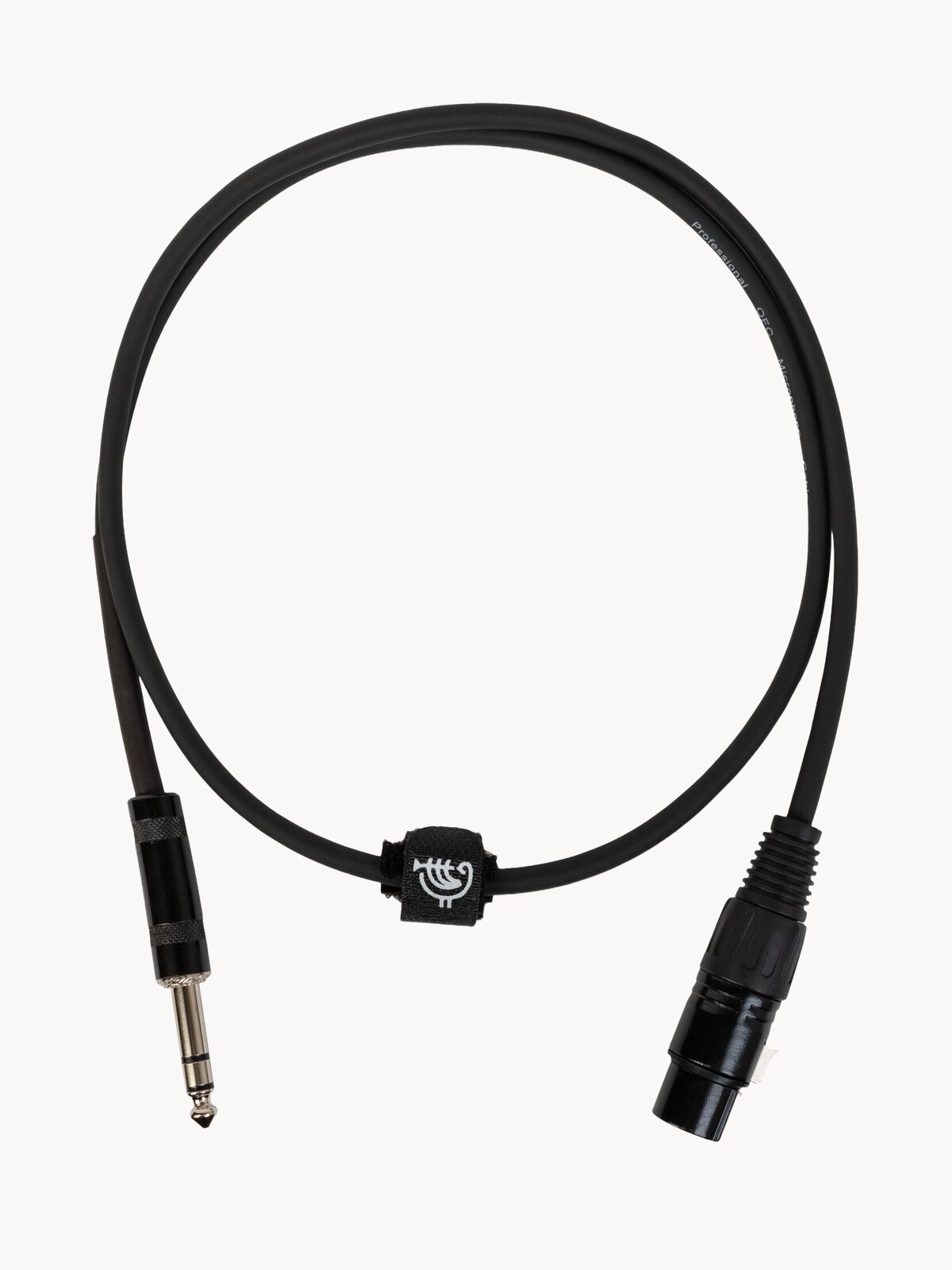 Кабель XLR female - stereo jack male ROCKDALE XF001-1M (1 м)