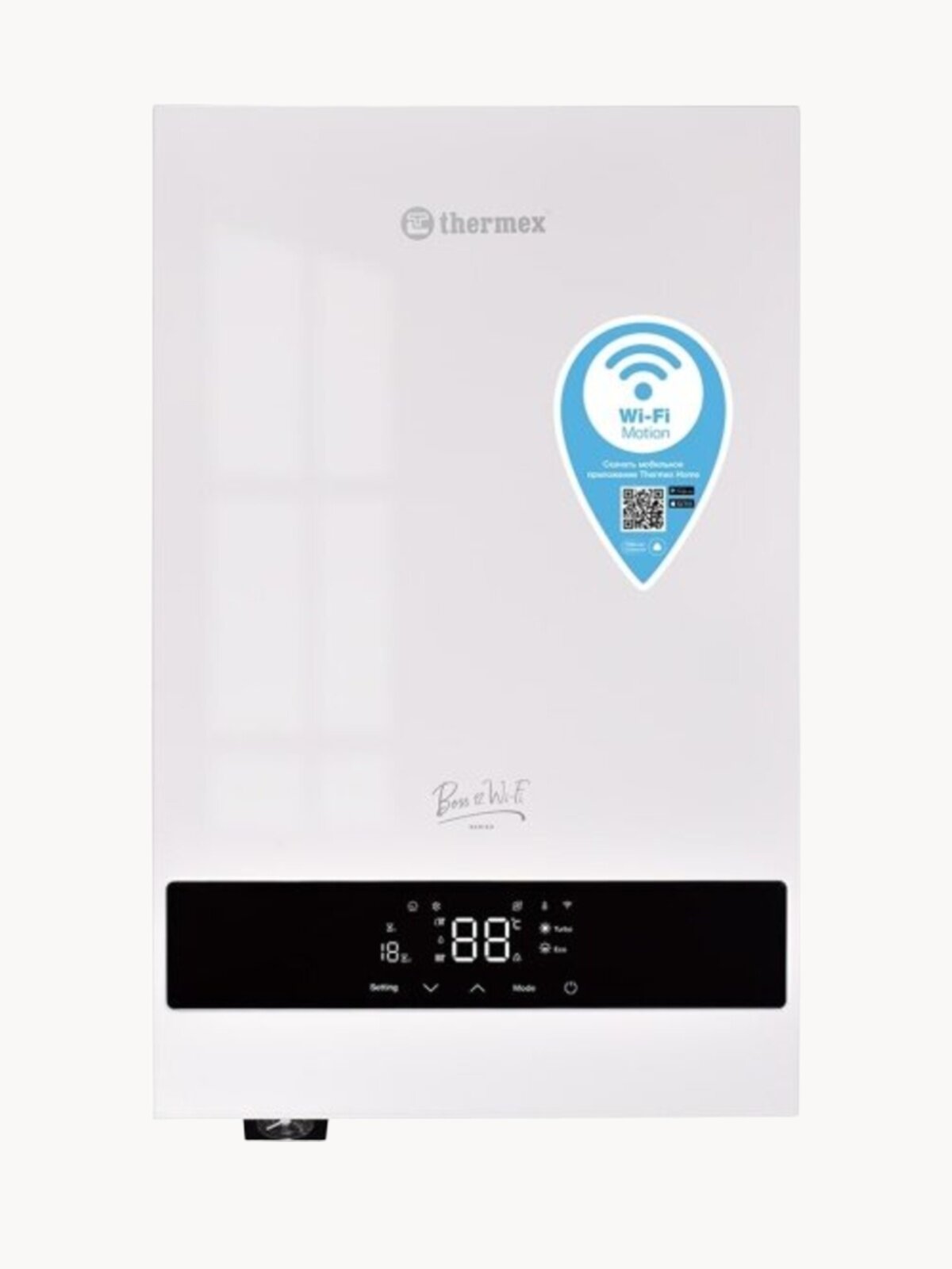 Котёл электрический Thermex Boss 12 Wi-Fi (White)