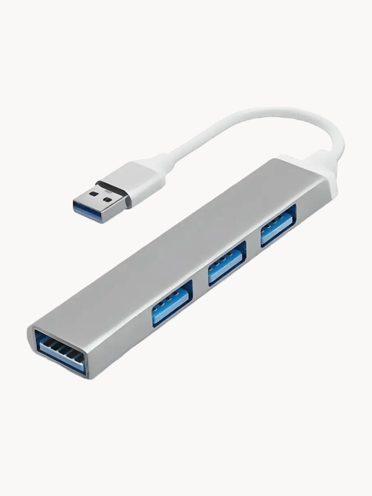 USB Hub 3.0 на 4 порта, разветвитель для ПК, концентратор для флешек, юэсби хаб ноутбука