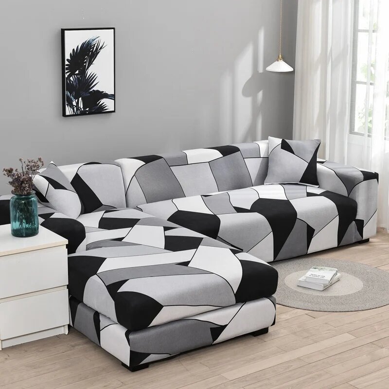 Чехлы для дивана Housmife, геометрический, полиэстер, 2 шт M Size(145-185cm)1pc, Color 9