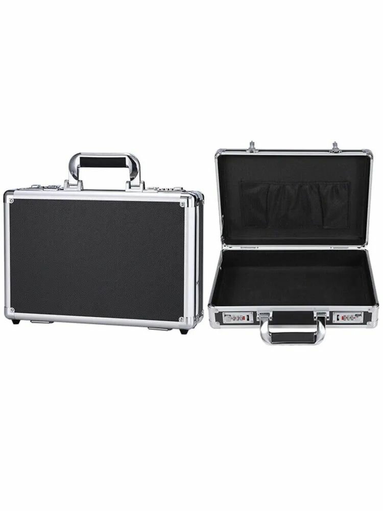 Алюминиевый кейс чемодан для денег и документов 36*24*10