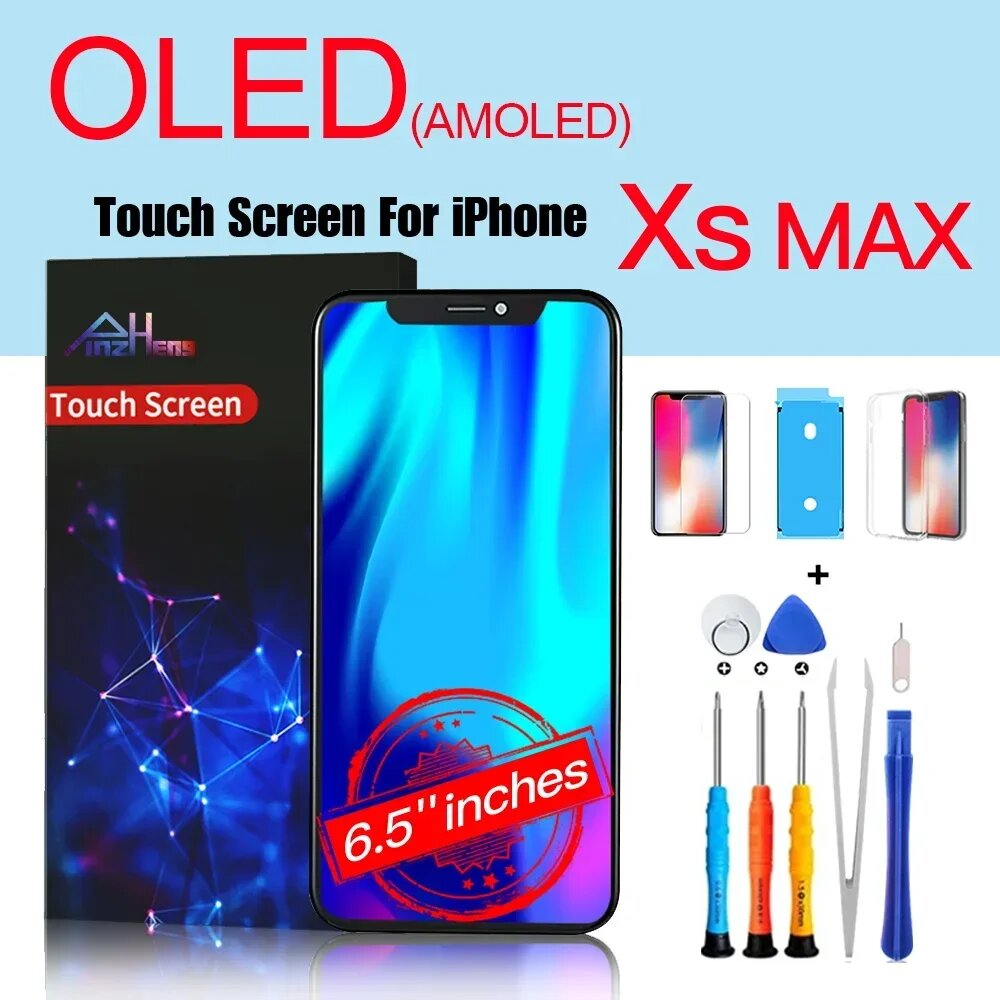 Экран OLED AMOLED для iPhone XS Max с инструментом