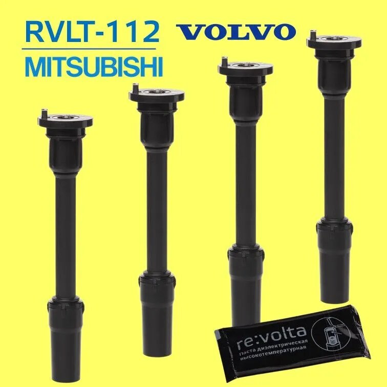 Ремкомплект катушки зажигания re: volta RVLT-112, для Mitsubishi Pajero, черный