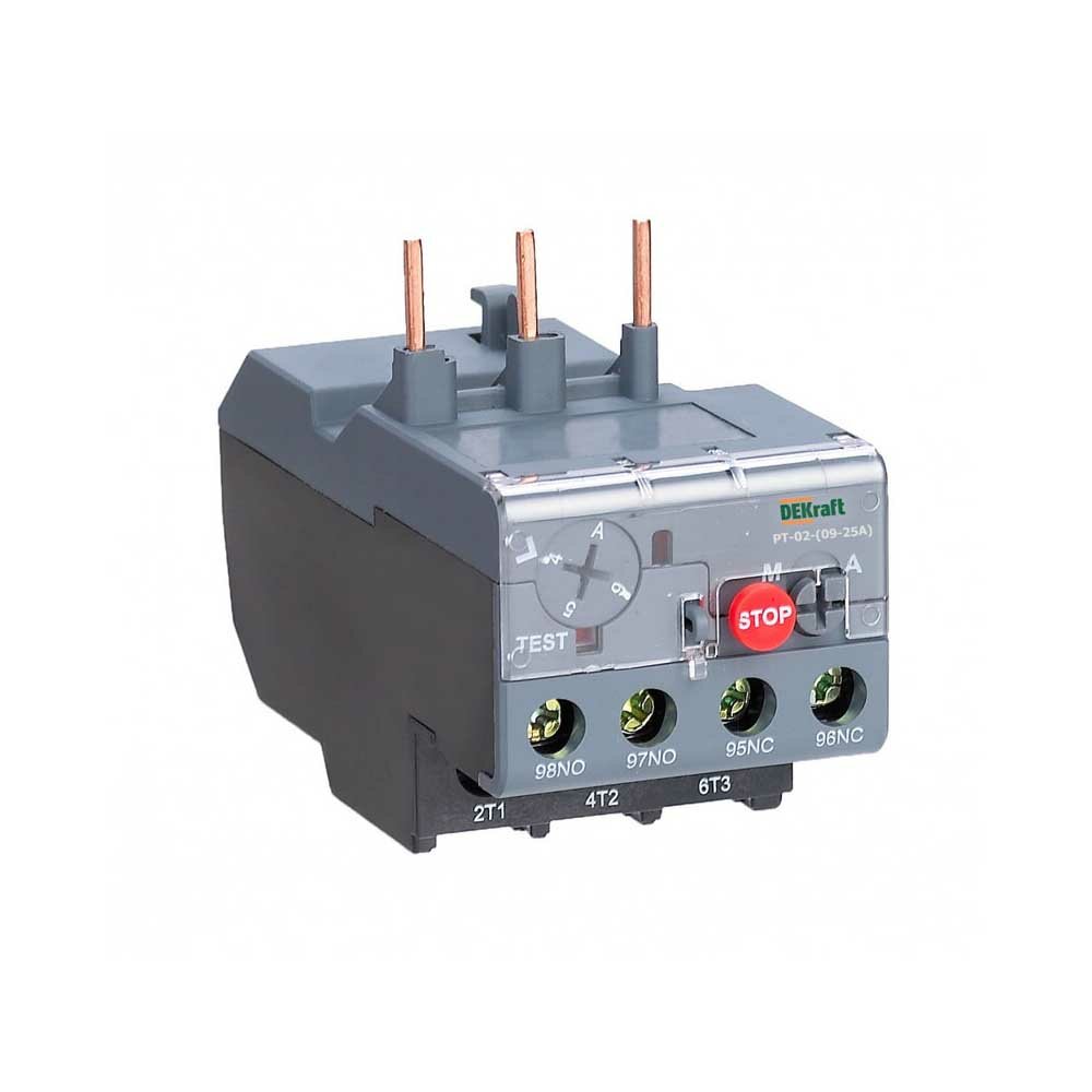 Dekraft Реле тепловое для контакторов 09А-25А 9.0А-13.0А, 23166DEK