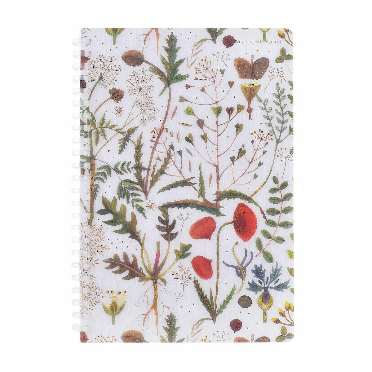 Тетрадь общая BrunoVisconti А5 "Луговые травы" 60 л, клетка
