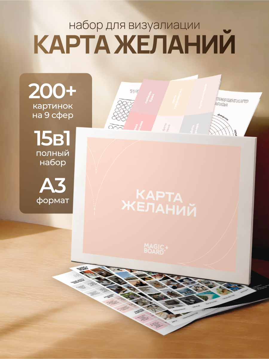 Карта Желаний 2025-2026 полный набор женская мужская