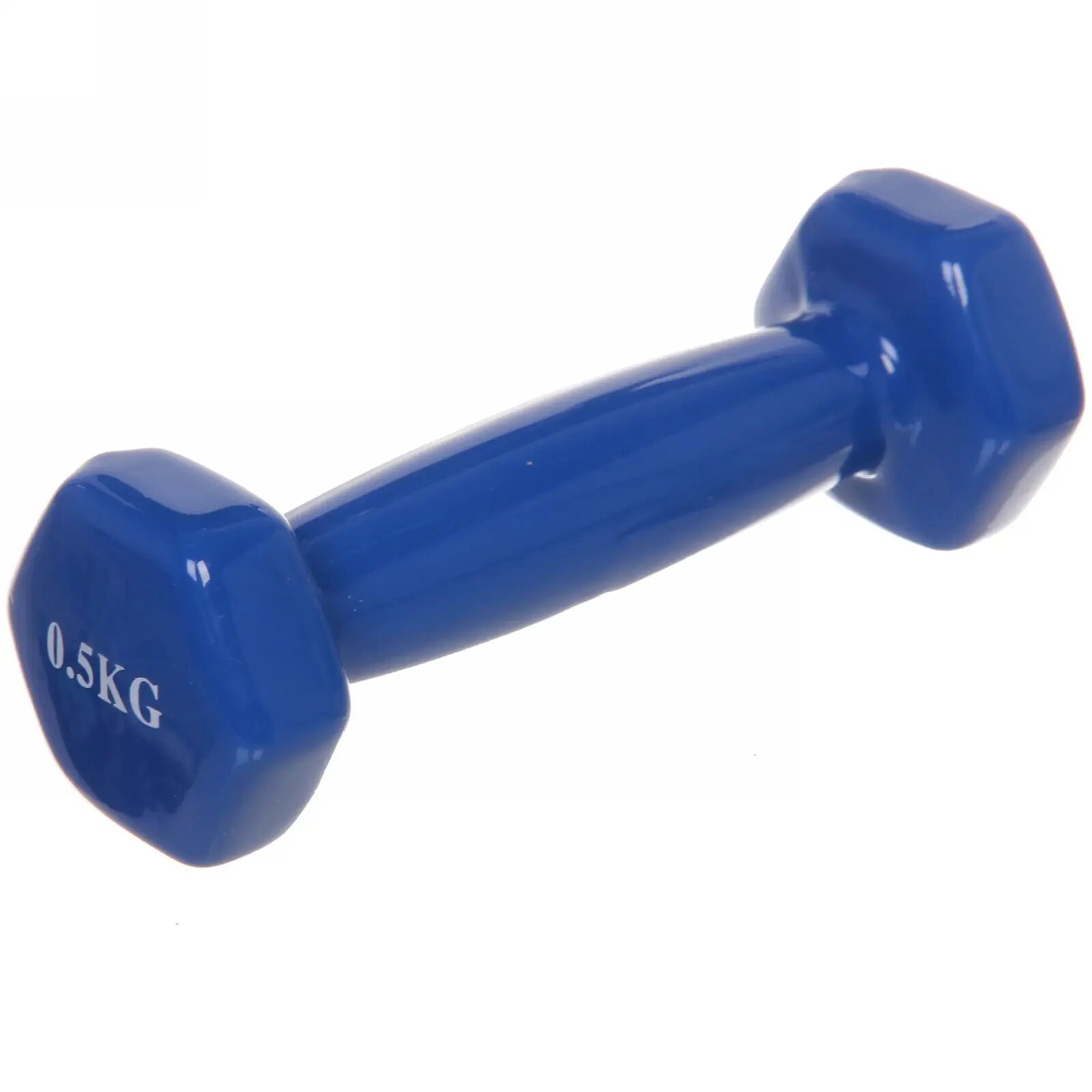 Гантель 0,5 кг, разноцветный принт, удобная для тренировок, металл/ПВХ