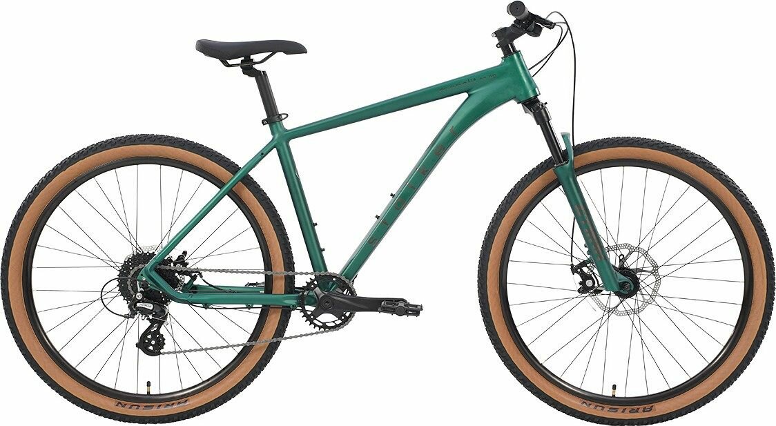 Велосипед горный Stalker Monolit 27.2 D (2025), рама M, Темно-зеленый