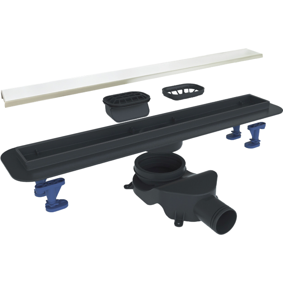 Душевой трап (лоток) BelBagno Luce BB-LD-LUCE-90-BIANCO 85 см, матовый белый