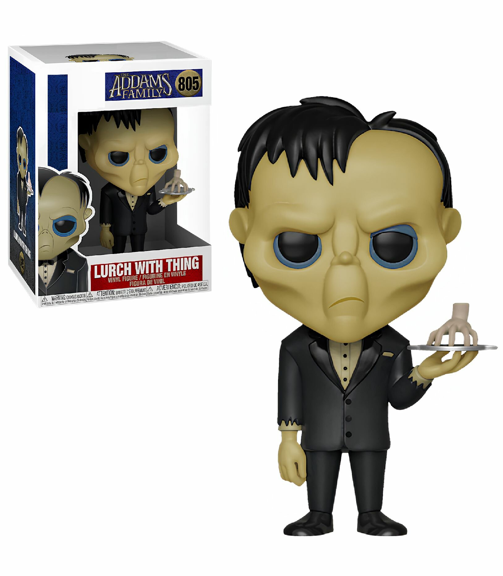Фигурка Дисней Кошмар перед Рождеством Вампир Тедди с уткой, The Addams Family Lurch with Thing (10см) #805, для колл.