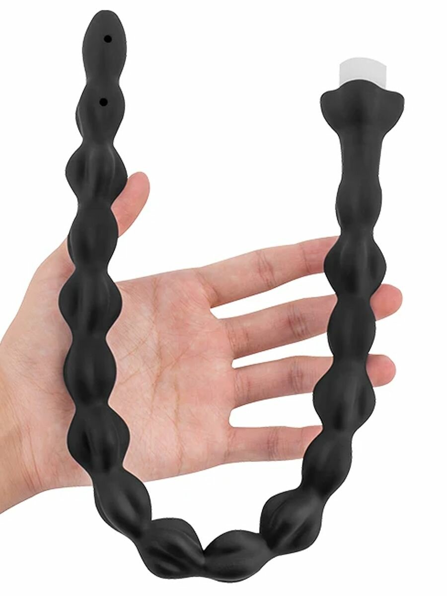 Силиконовая гибкая насадка для анального душа "SILICON ANAL DOUCHE LONG" 47см