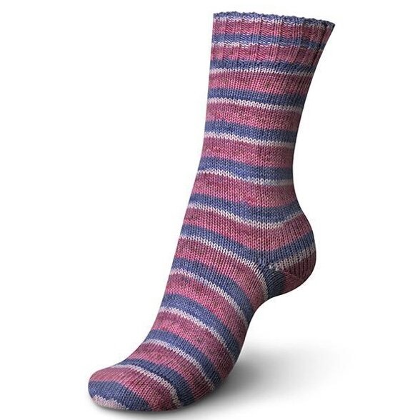 Cotton Color /Коттон Колор/ пряжа Regia, MEZ, 9801621 (02423, Серия Tutti Frutti, grapes color (виноград), розовый/фиолетовый/фуксия)