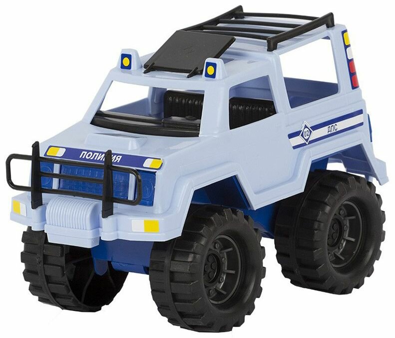 Пластиковая модель "Джип Полиция" для детей, игрушечный транспорт, детская машинка, сюжетно-ролевая игрушка, для игр в песочнице и дома