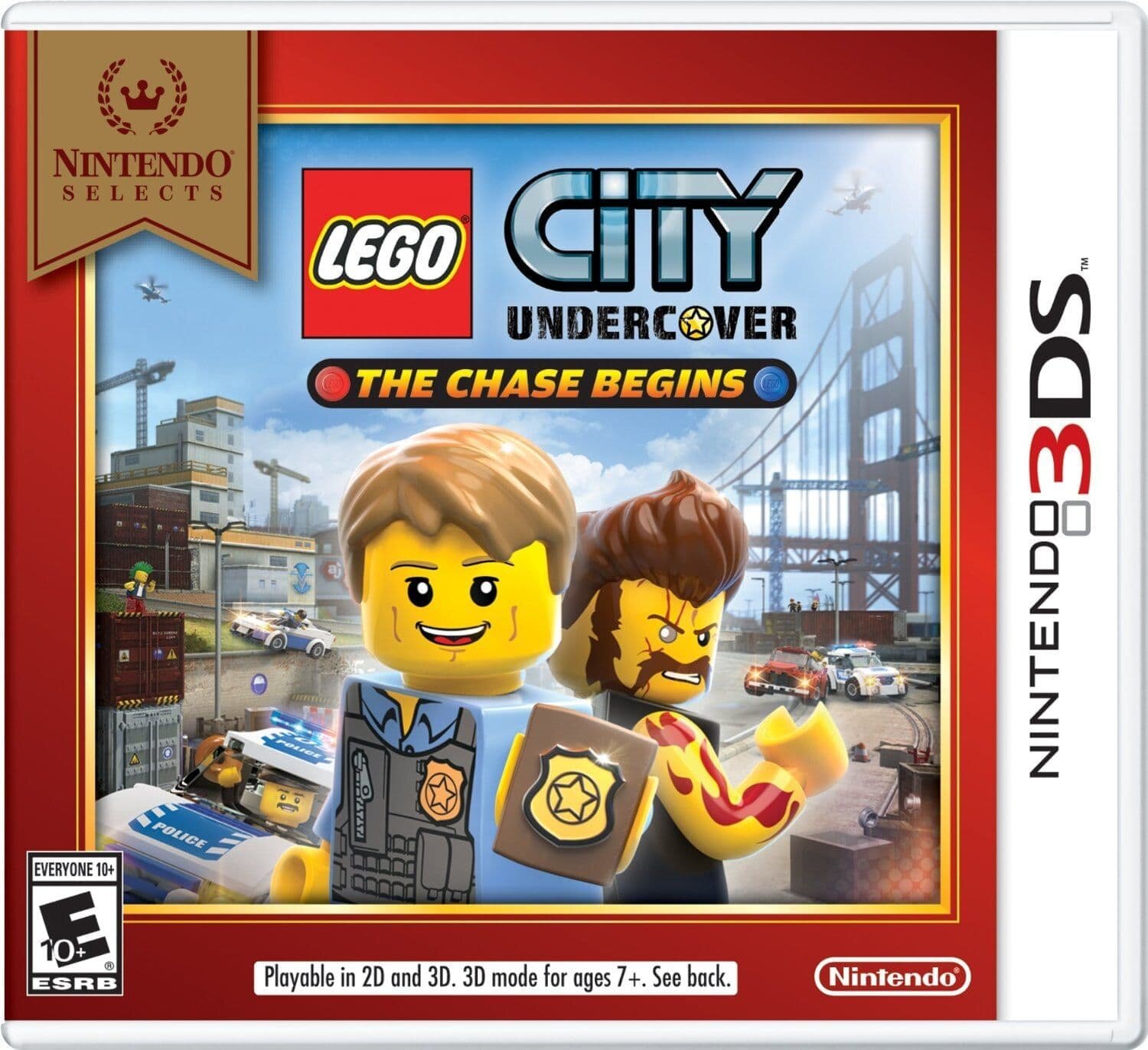 Игра LEGO City Undercover: The Chase Begins (Nintendo 3DS; русская версия)