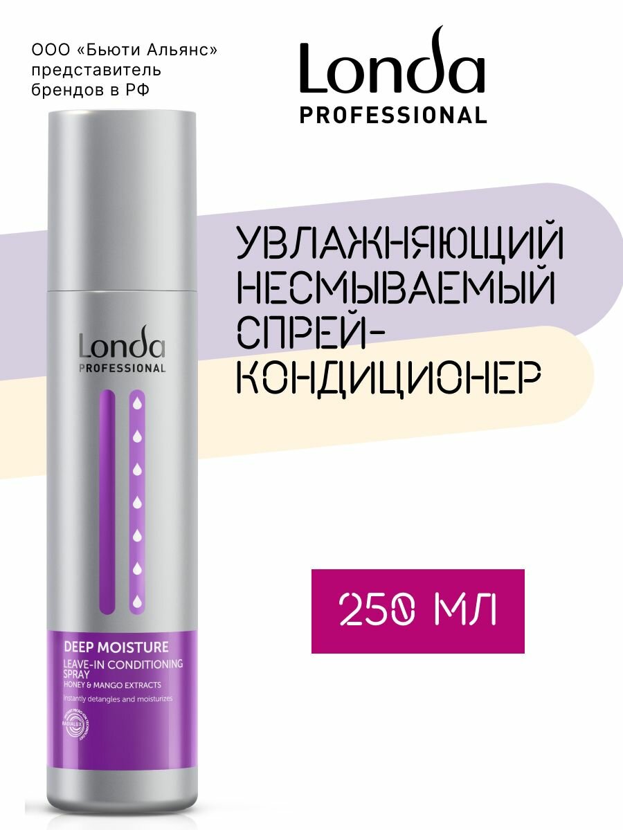 Увлажняющий несмываемый спрей-кондиционер Deep Moisture, 250мл