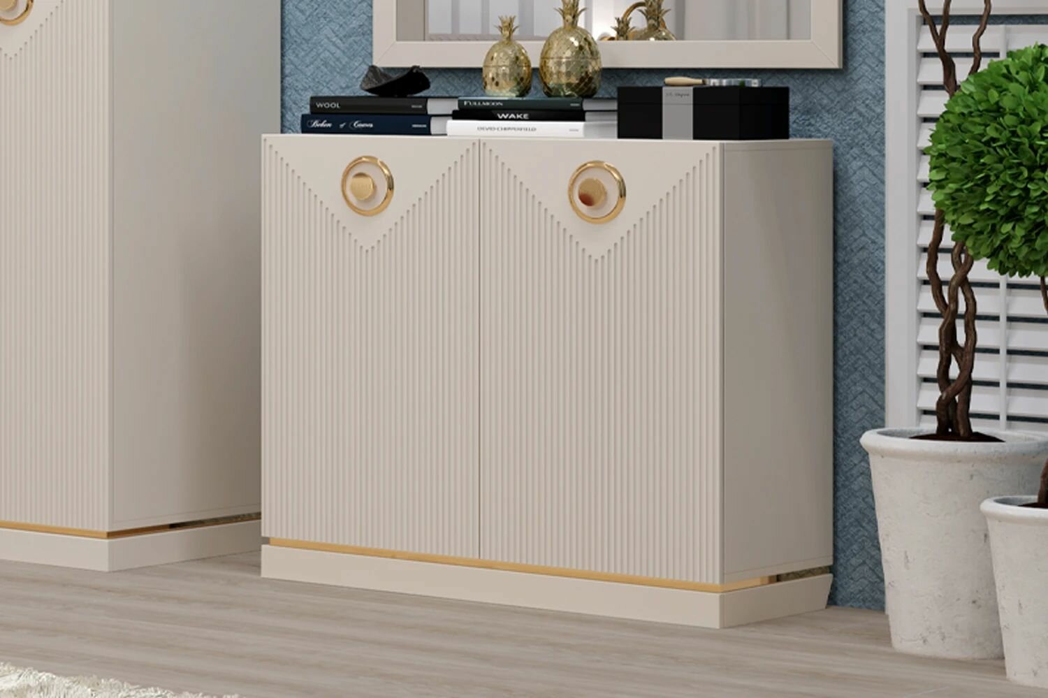 Комод Капри 827x900x420, цвет Сатин