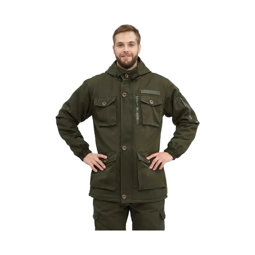 Костюм куртка/брюки URSUS сумрак цвет: хаки, ткань: Рип-Стоп 52-54, 182-188 КОС407-ХАКИ/52-54, 182-188, из куртки