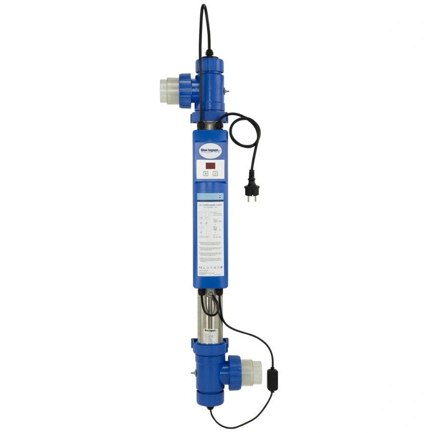 УФ-установка Van Erp Blue Lagoon UV-C Copper Ionizer 40.000L с медным ионизатором, 11–23 м3/ч, 40 Вт, цена - за 1 шт