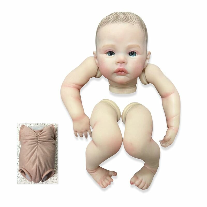 19 дюймов Кукла Реборн Reborn Kit Meadow, 3D Окрашенные Прожилки