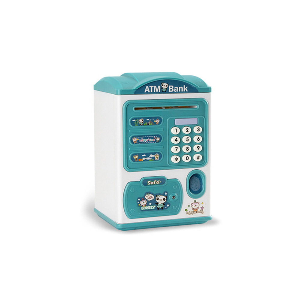 Сберегательные банки для детей в виде банкомата с паролем, копилка, денежный ящик, сбережения, монеты, наличные, веселый подарок