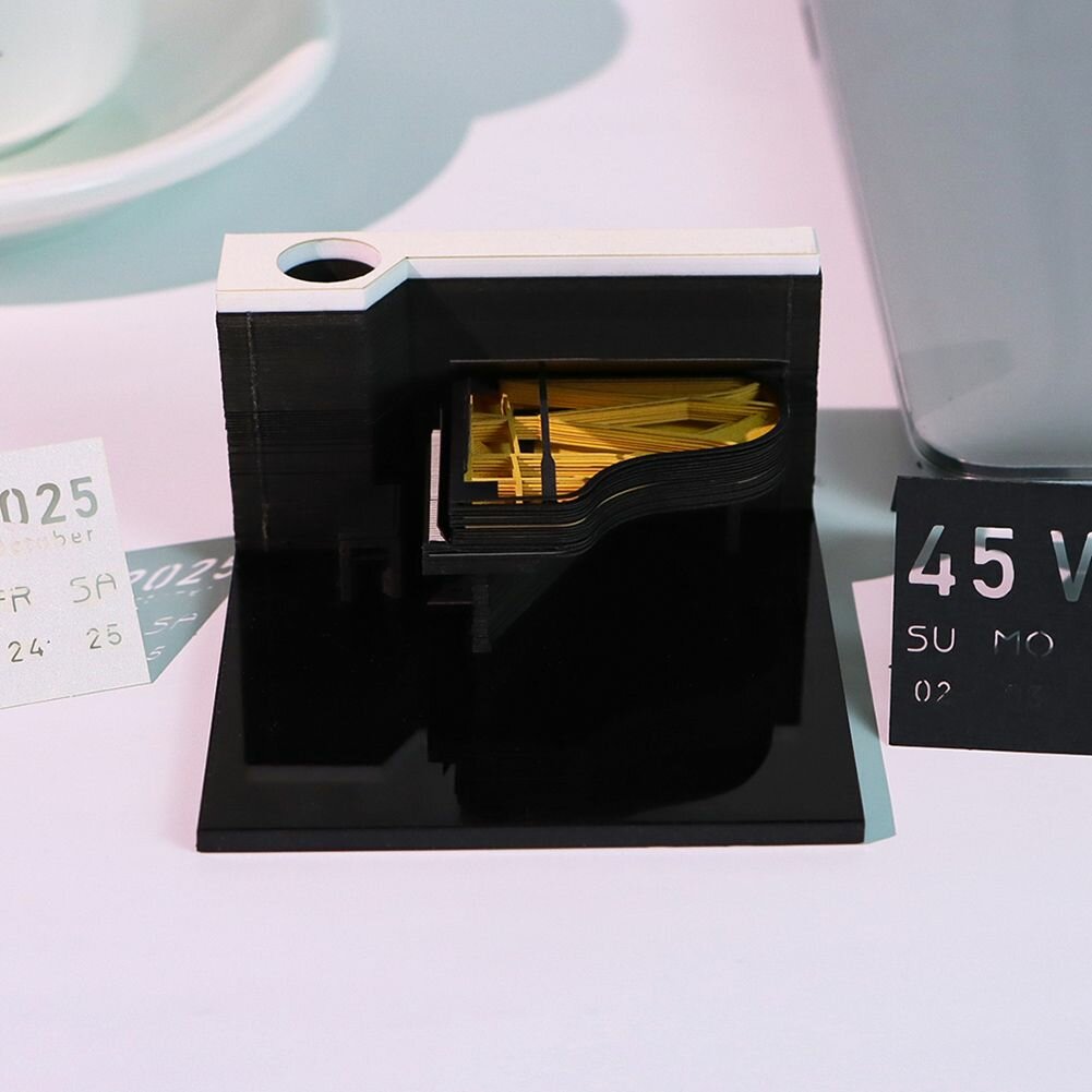 3D настольный календарь, 2025 блокнот декоративный, многофункциональный