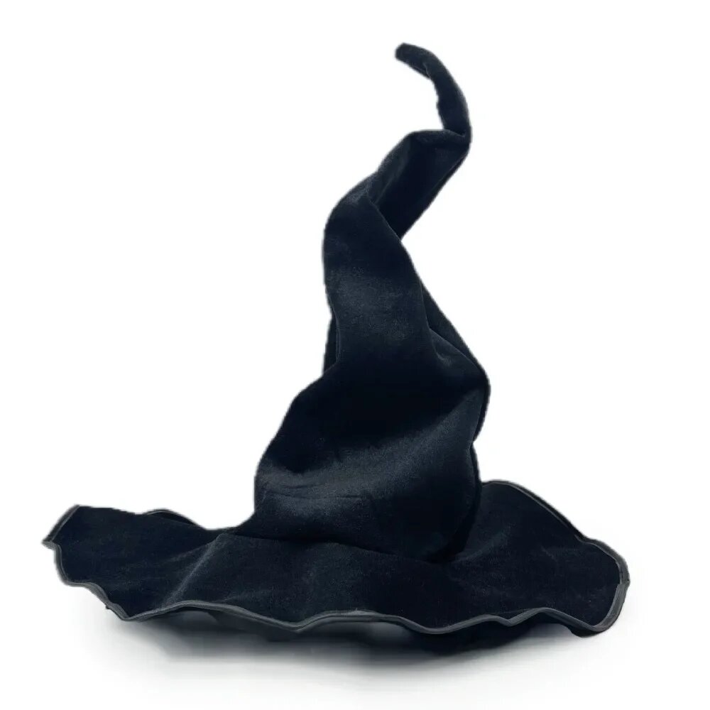 Черная фланелевая шляпа волшебника