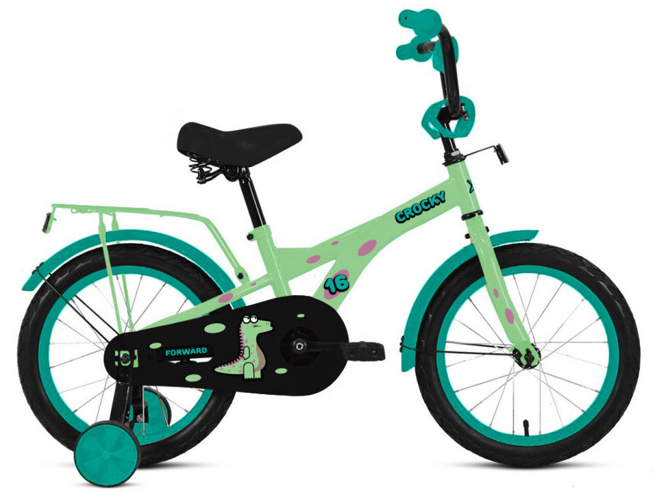 Детский велосипед Forward Crocky 18 (2023) 18 Светло-бирюзовый (108-122 см)