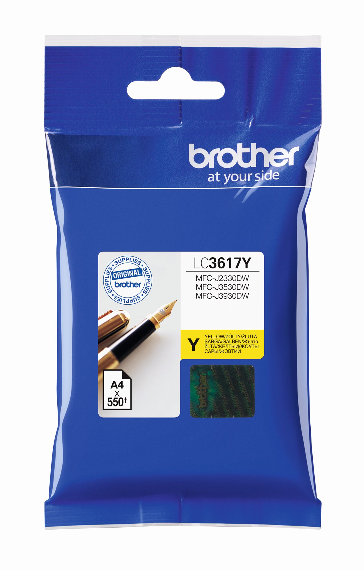 Картридж Brother LC-3617Y для MFC3530/3930 жёлтый (550стр)