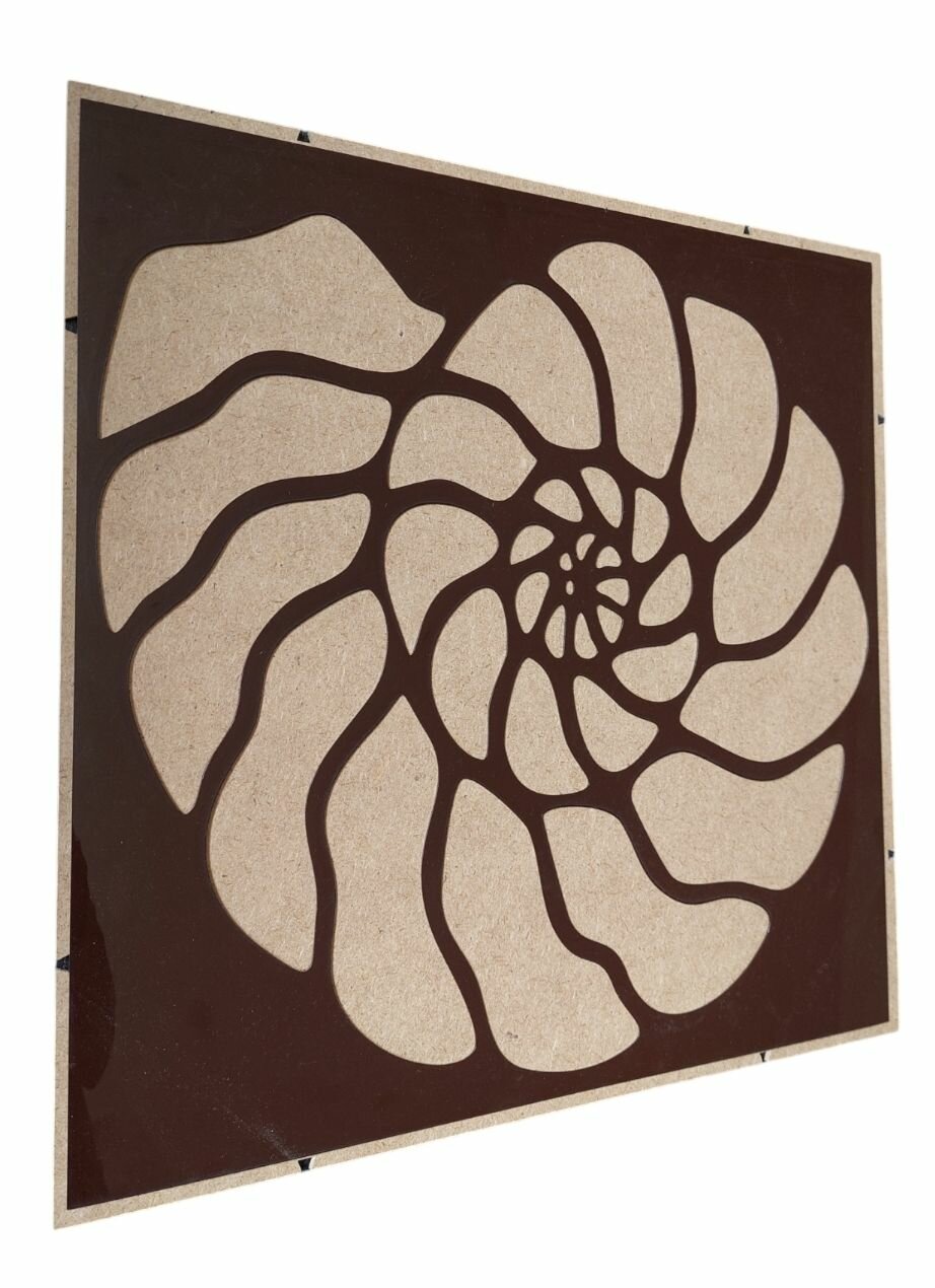 Трафарет для картин Ракушка 42х42см PGX пластик 1.2мм для штукатурки и покраски