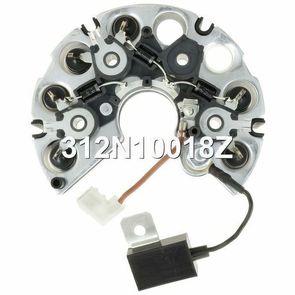 Диодный мост генератора, с дополнительными диодами для ВАЗ Лада 2110, 2111, 2112 Самара 2108, 2102, 2103, 2106, 111 арт 312N10018Z