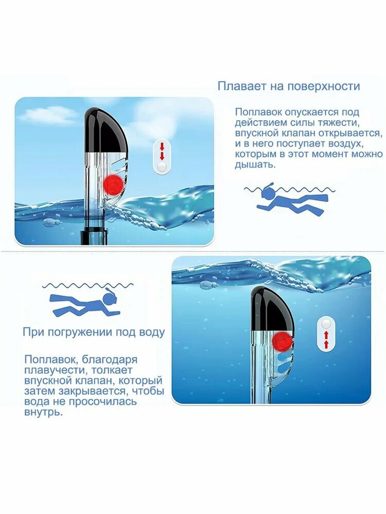 Маска для снорклинга YZ — фото 1