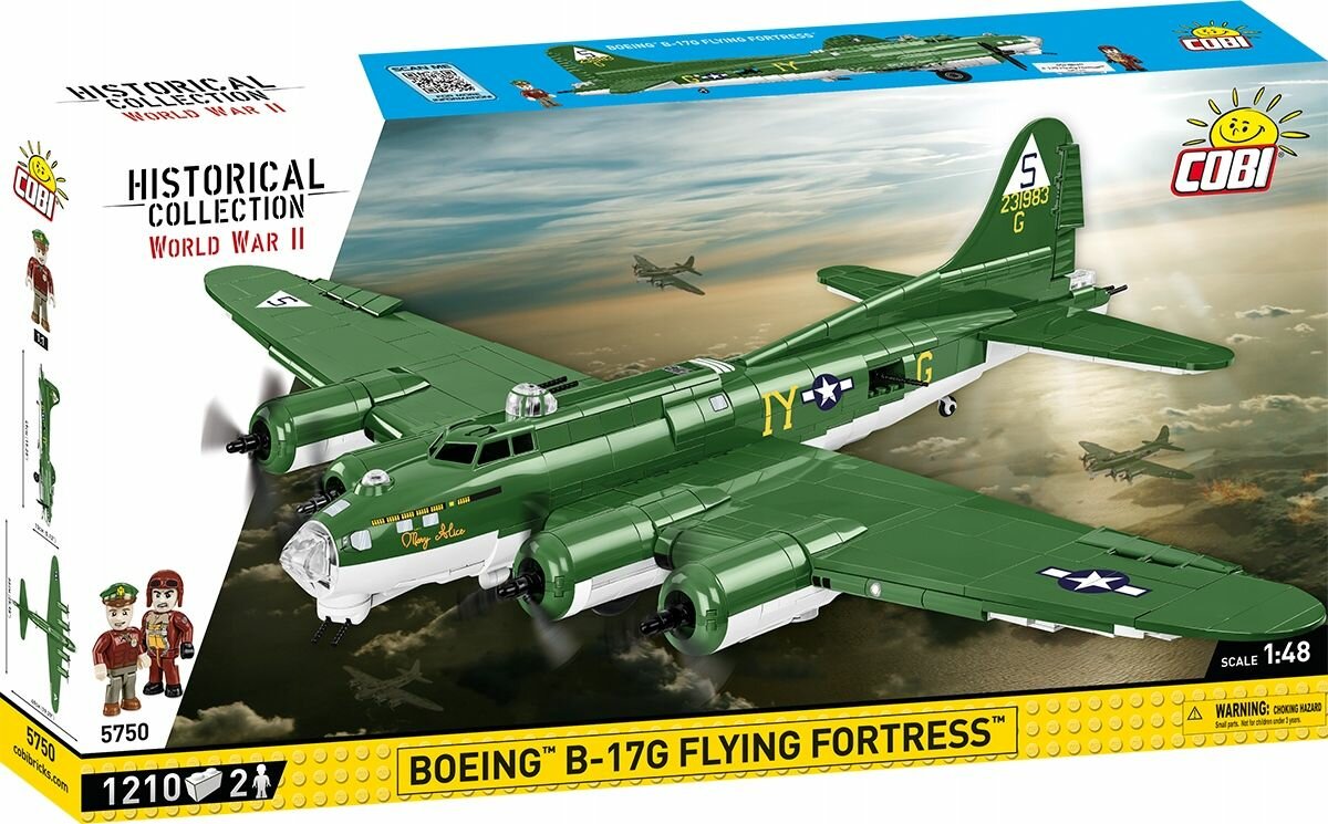 Конструктор пластиковый Cobi - Бомбардировщик BOEING B-17 - Коби 5750