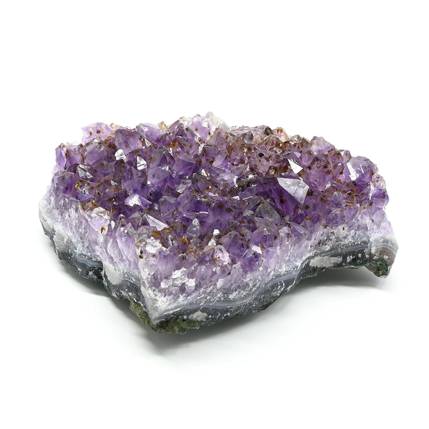 Друза аметистовая самородная 129*99*42мм, 560г (E) .