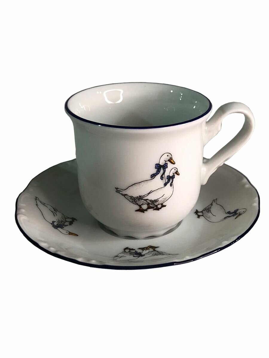 Чашка с блюдцем 160 мл блюдце 135 мм "Констанция"