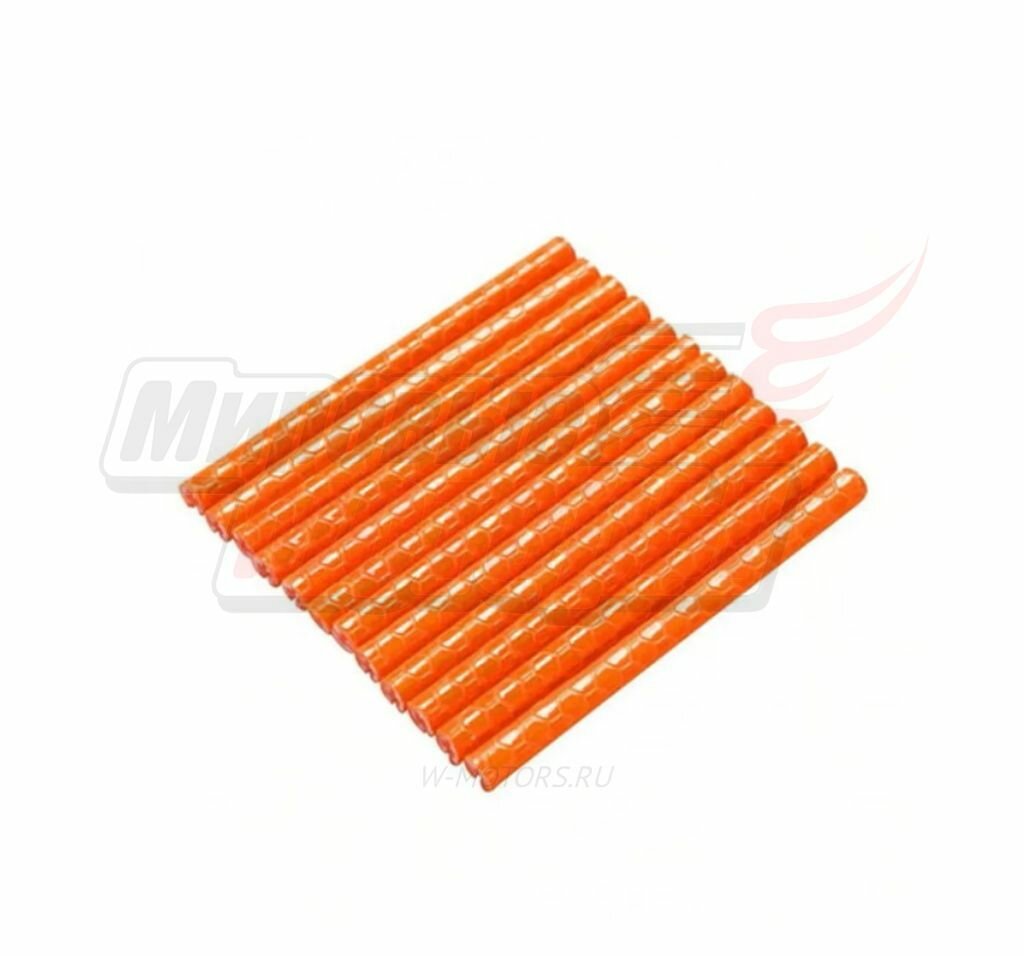 Отражатель на спицы (JY-1201) Оранжевый (12шт)