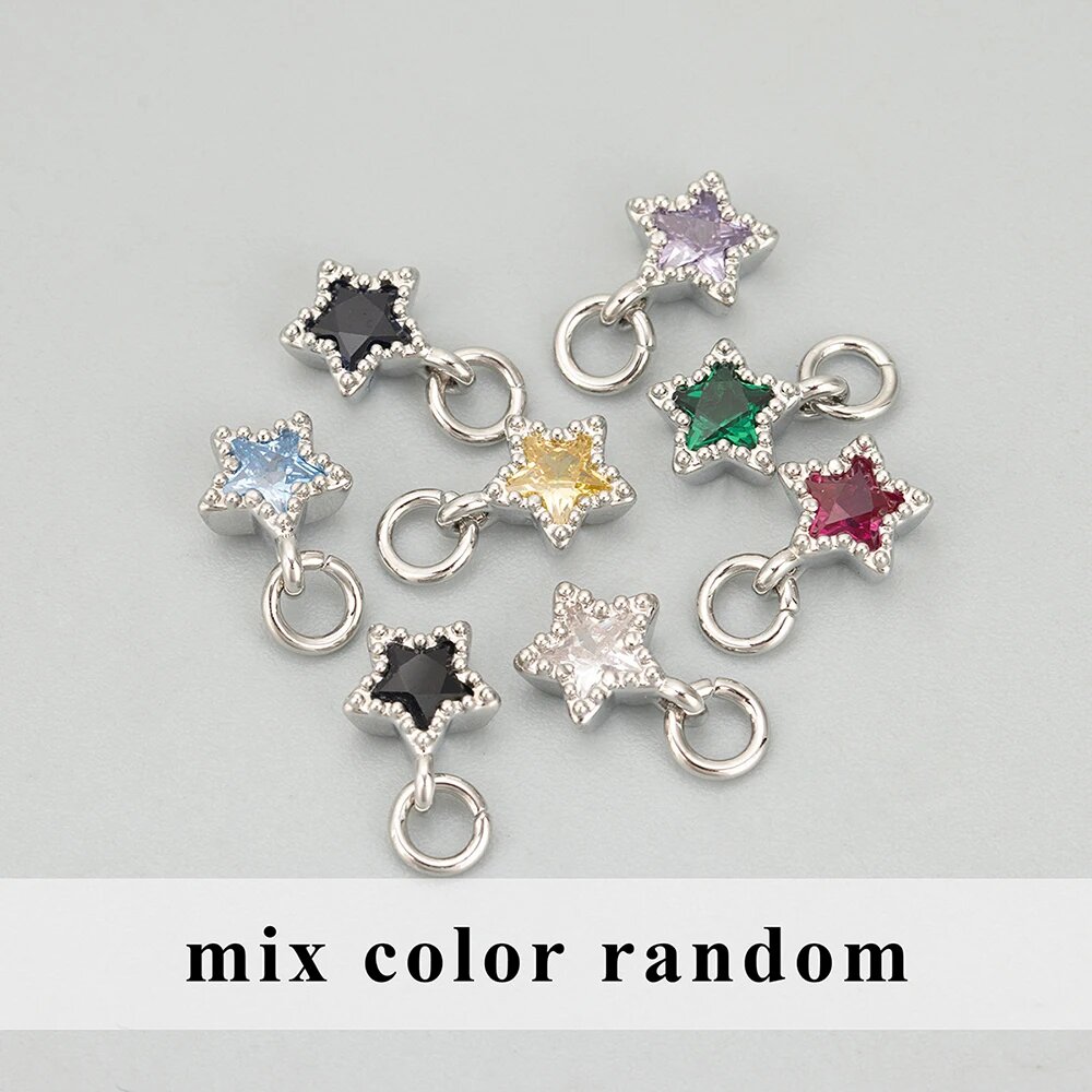 GUFEATHER ME90 подвески из меди с родиевым покрытием 6 шт. ME90-B