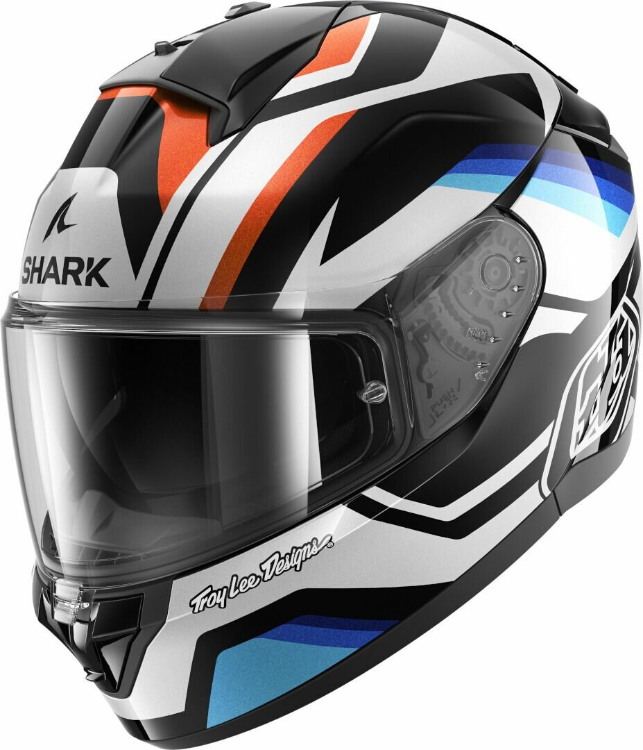 Мотошлем интеграл Shark RIDILL 2 APEX Black/White/Blue, XL