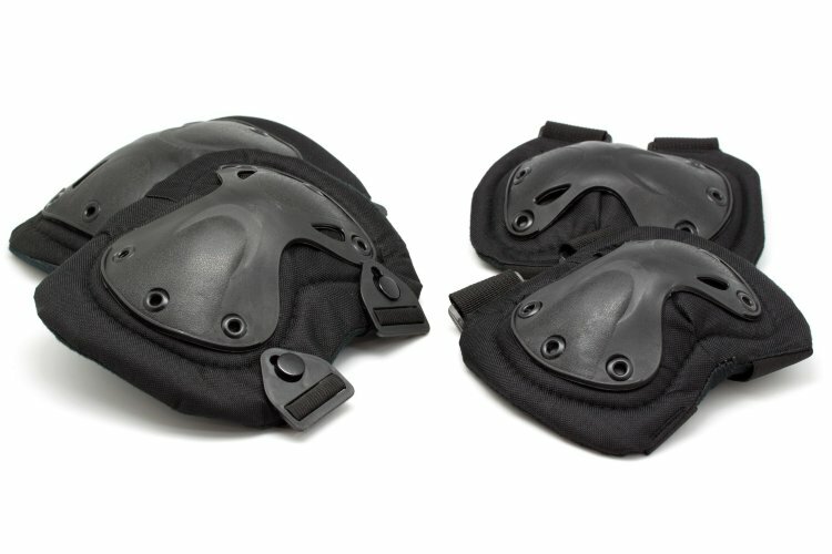 Комплект защиты Стикхант (Наколенники и налокотники) Чёрный