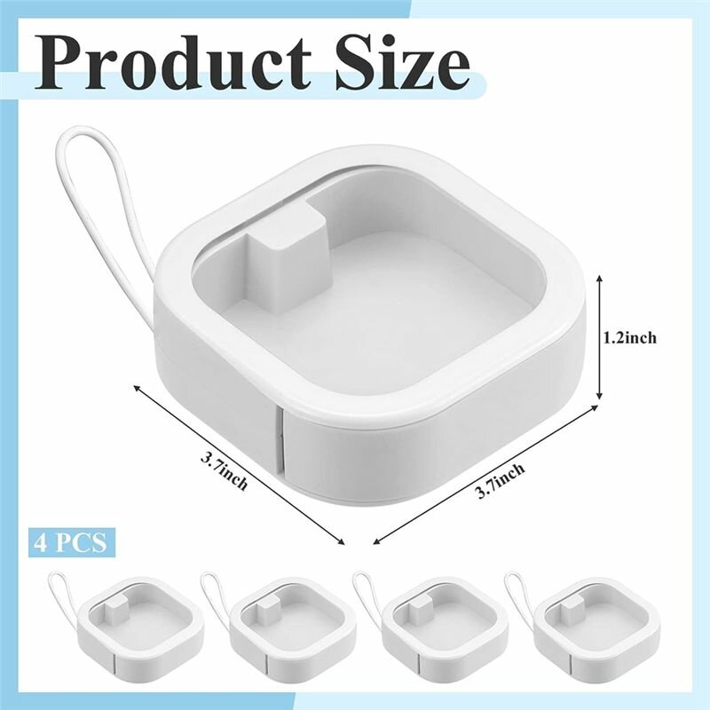 4 шт. органайзер для резинок для волос, держатель, штифт, ватная палочка
