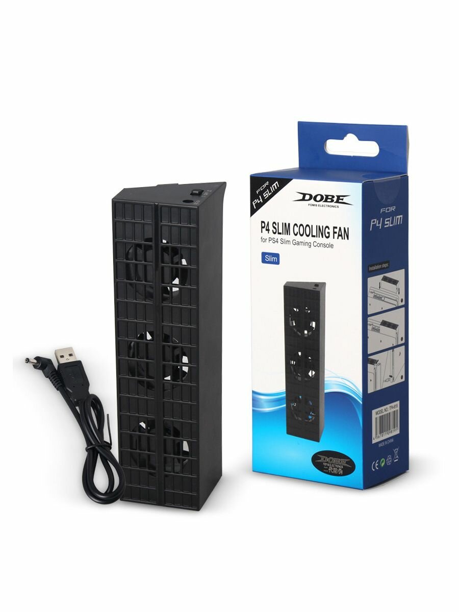 Система охлаждения для PS4 Slim - док вентилятор (Dobe TP4-819)
