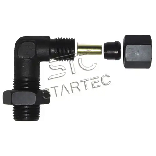 STARTEC INF.11. GL1210 (INF11GL1210_SE4) фитинг резьб. уголок d10x1 m12x20 90 (м) с контргайк. l36 под ключ sw19-19