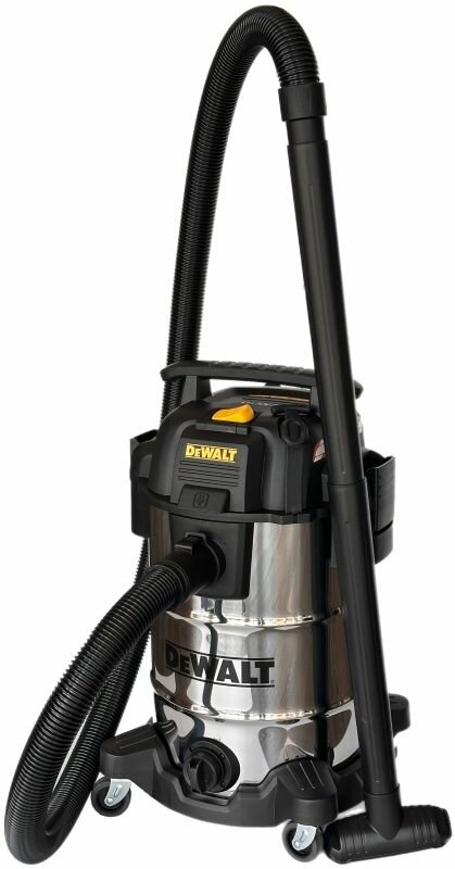Пылесос DeWALT "DXV30SAPTA", 1050 Вт, 30 литров, серый металлик