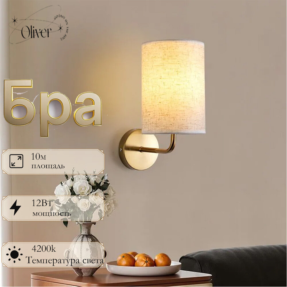 Oliver Light, настенный светильник