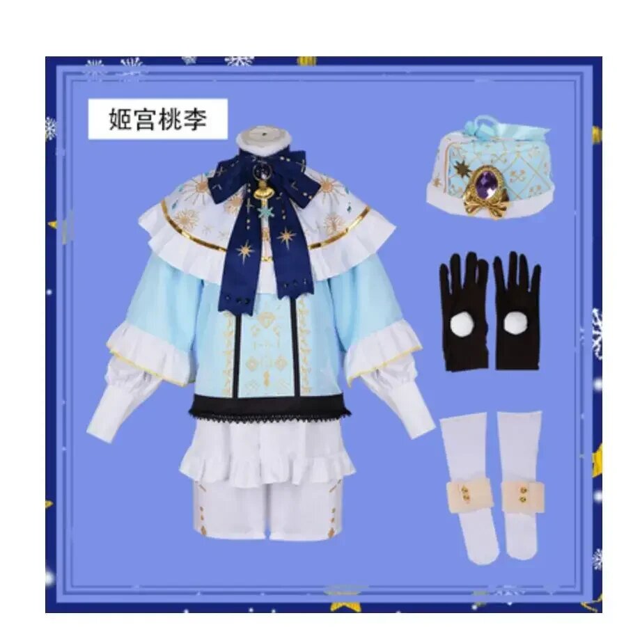 Косплей костюм Anime Ensemble Stars XL, Синий, Синий