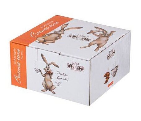 Чайная пара LEFARD Счастье есть 300мл фарфор