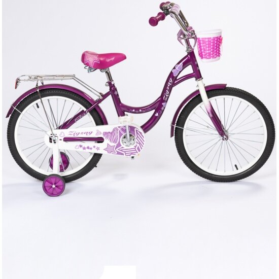 Детский велосипед Zigzag 18" GIRL фиолетовый