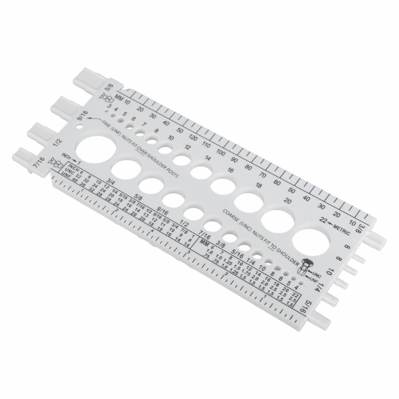 Линейка для нарезания резьбы зеленая