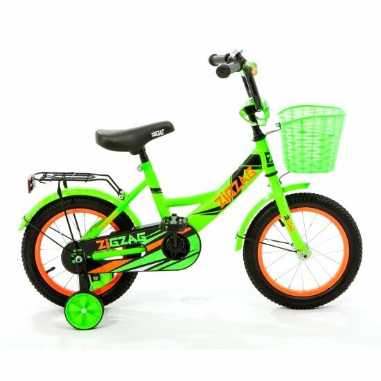 Детский велосипед Zigzag 14" CLASSIC зеленый