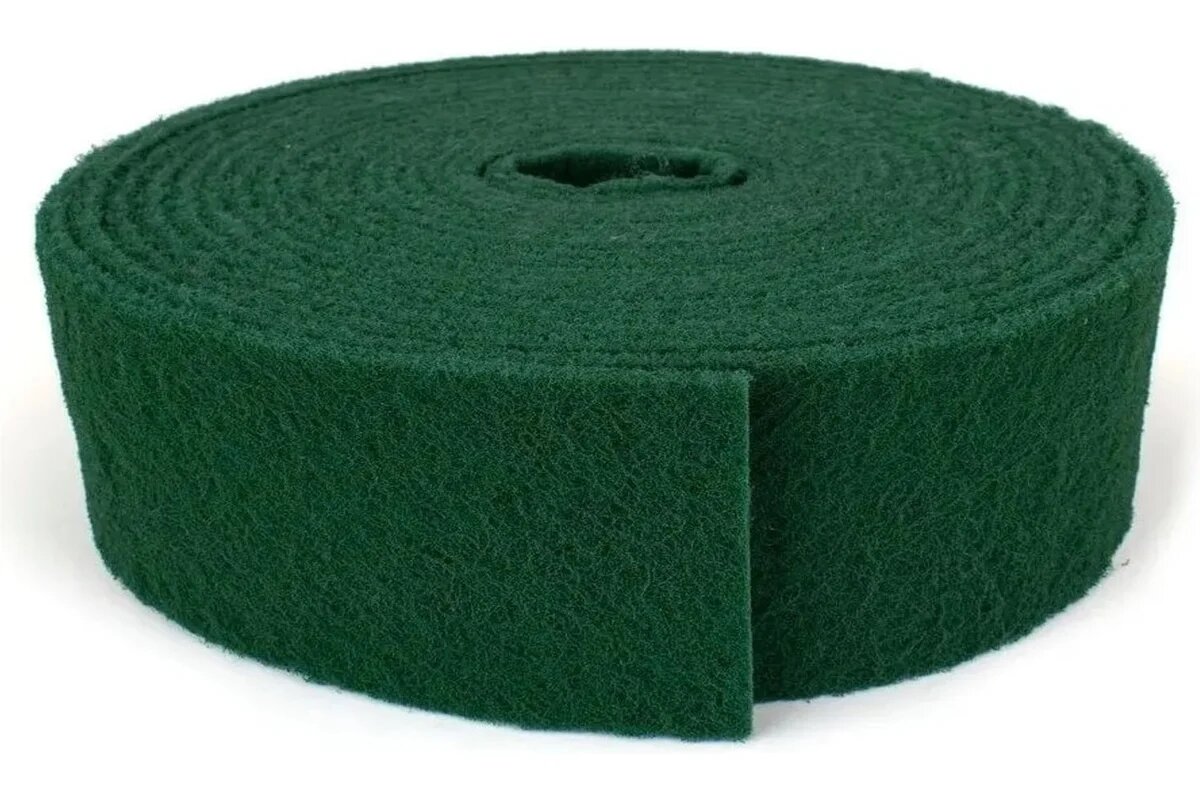 Vitatools Шлифовальный войлок, скотч брайт (Scotch-Brite) в рулоне, длинна-10м, зелёный SB-Rulon-Green
